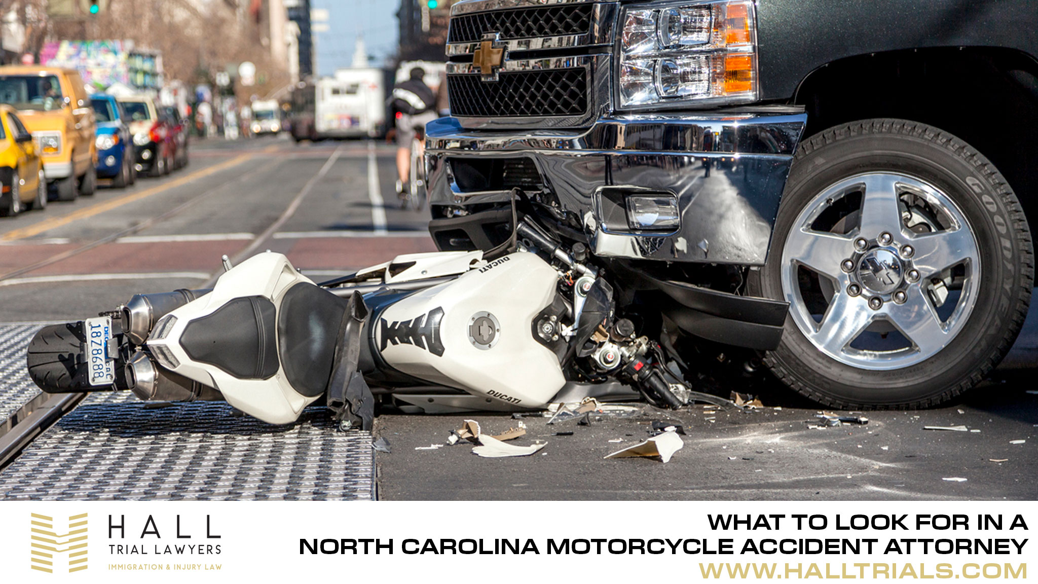 North Carolina Motorcycle Accident Attorney - Hall Trial Lawyers